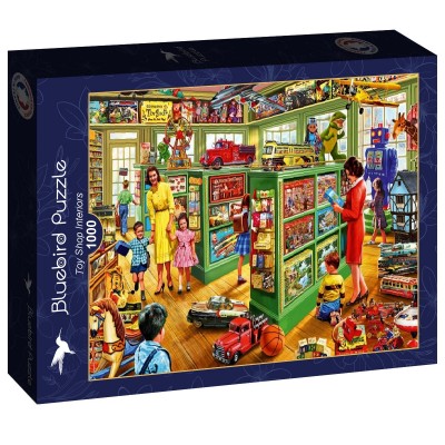 Palapeli Toy Shop Interiors, 1000 palaa - Bluebird - Kukkaiselämää-kauppa